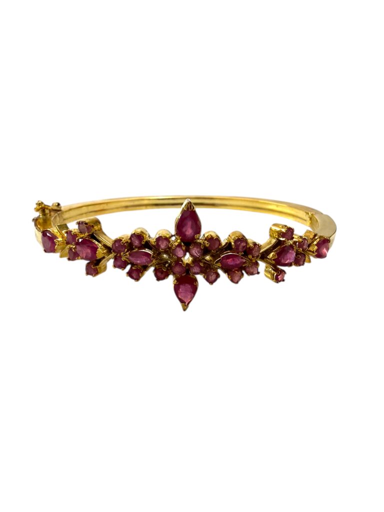 Ruby Bracelet made with Sterling Silver – Gleam Jewels